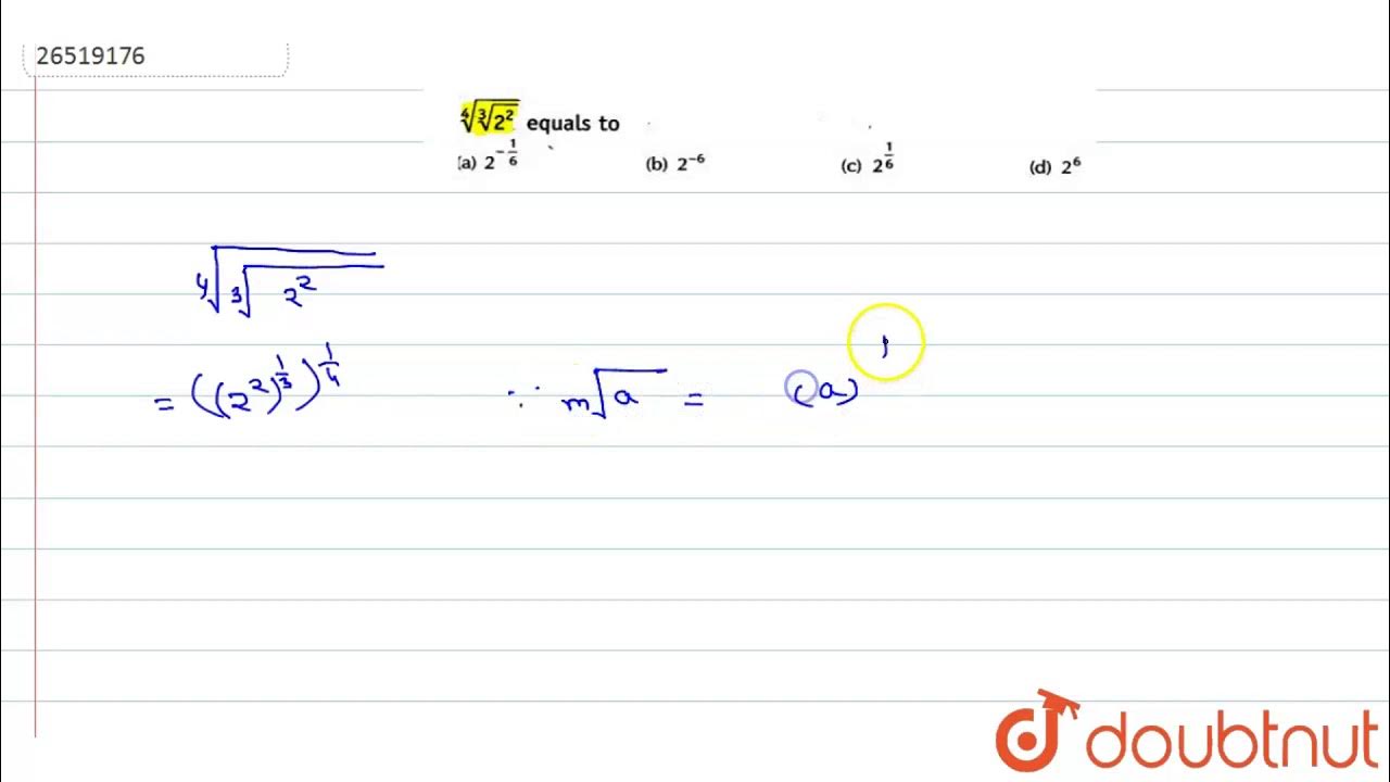 root4-root3-2-2-equal-to-i-2-1-6-ii-2-6-iii-2-1-6