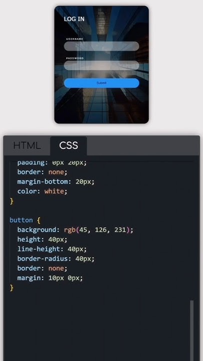 Login page, create using html and css #coding #html #css3 #javascript #webdesign # ...