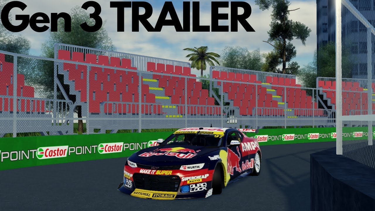 Gen 3 TRAILER! (V8 Supercars Roblox) - YouTube