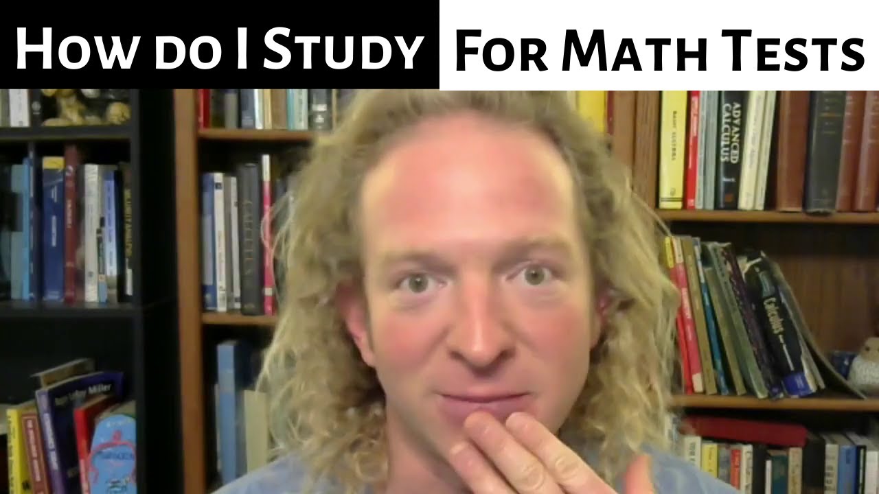 How Do I Study for Math Tests? - YouTube