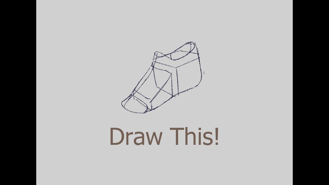 Daily Doodles #39 - Simple Foot / Shoe (Improve your skills) - YouTube