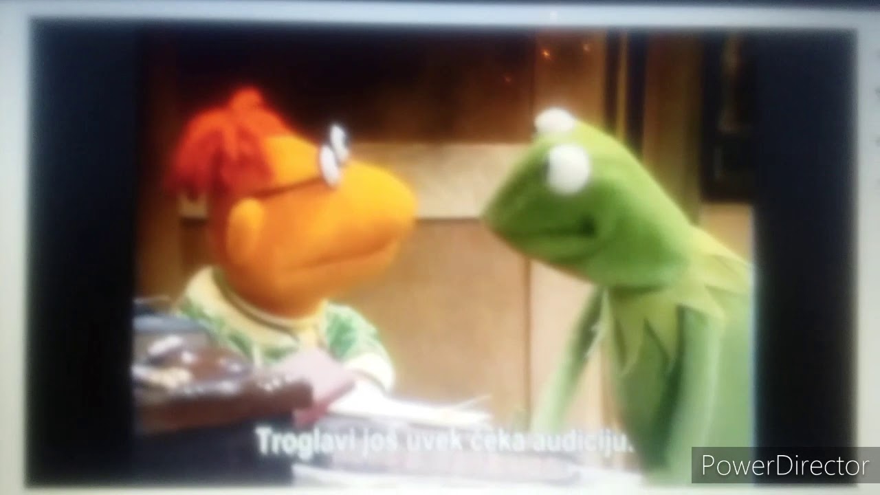 The Muppet Show - Scooter and Kermit the frog saw the three headed ...