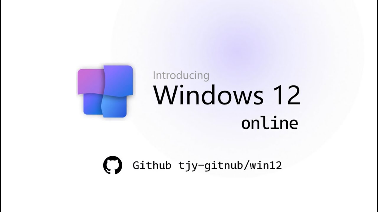 [Open Source] Introducing Windows 12 online - YouTube