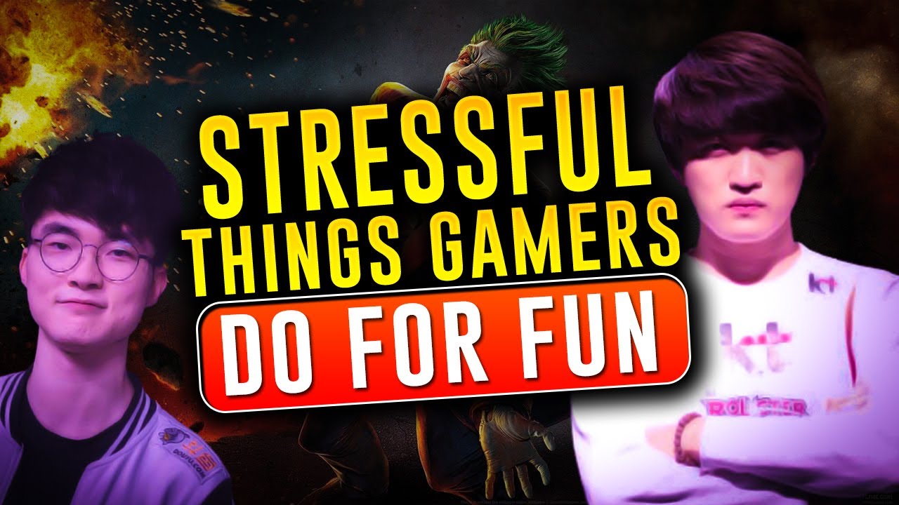 10 Most Stressful Things Gamers Do For Fun (Warning: Don't Try These ...
