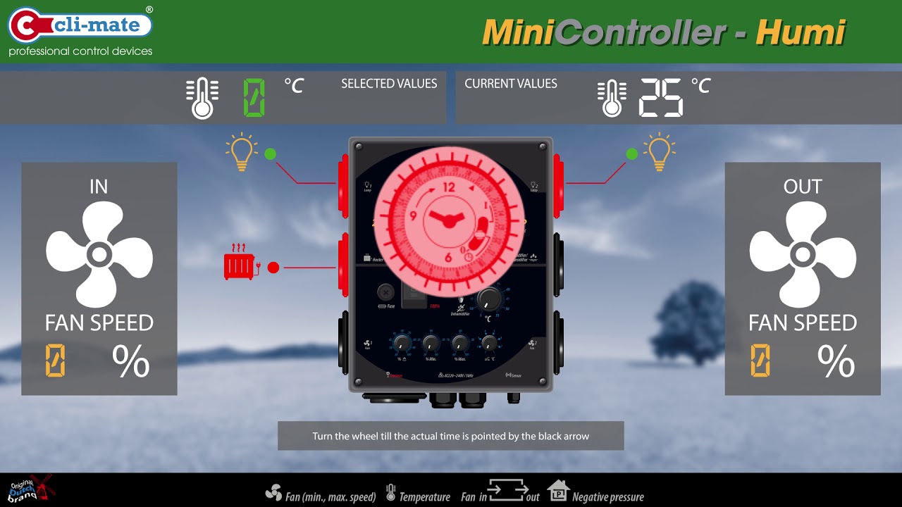 CLI-MATE® Mini Controller HUMI - YouTube