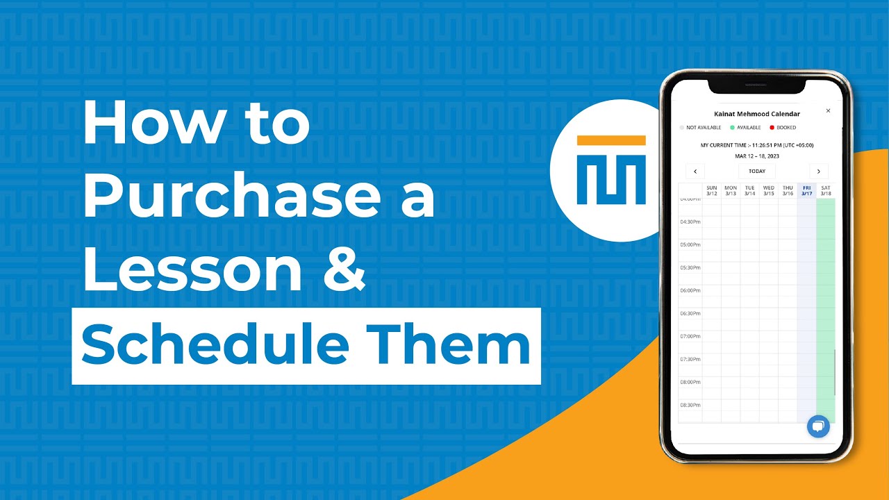3 How to Purchase a Lesson & Schedule them - YouTube