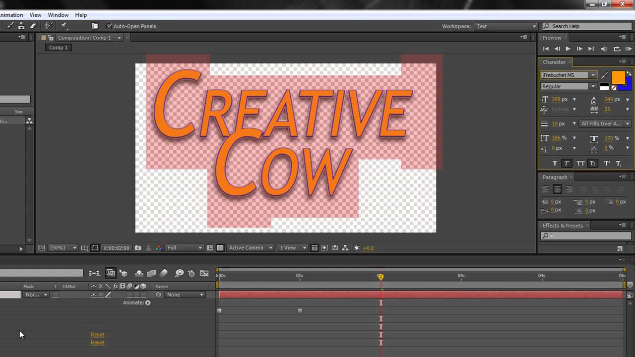 Ae Basics 37 Animating Source Text Youtube 5733