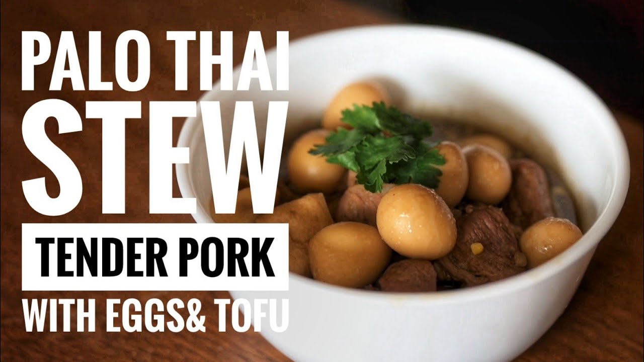How to cook braised pork tender (Thai food Moo palo recipe) #thaifood # ...
