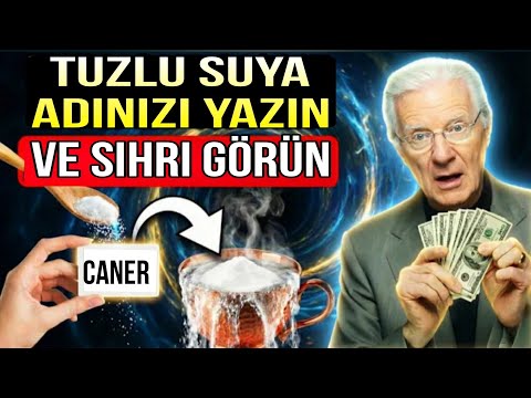 Bu Gerçekten İşe Yarıyor! Kendi İsmini Tuzlu Suya Yaz ve İstediğin Her Şeyi Almaya Hazır Ol