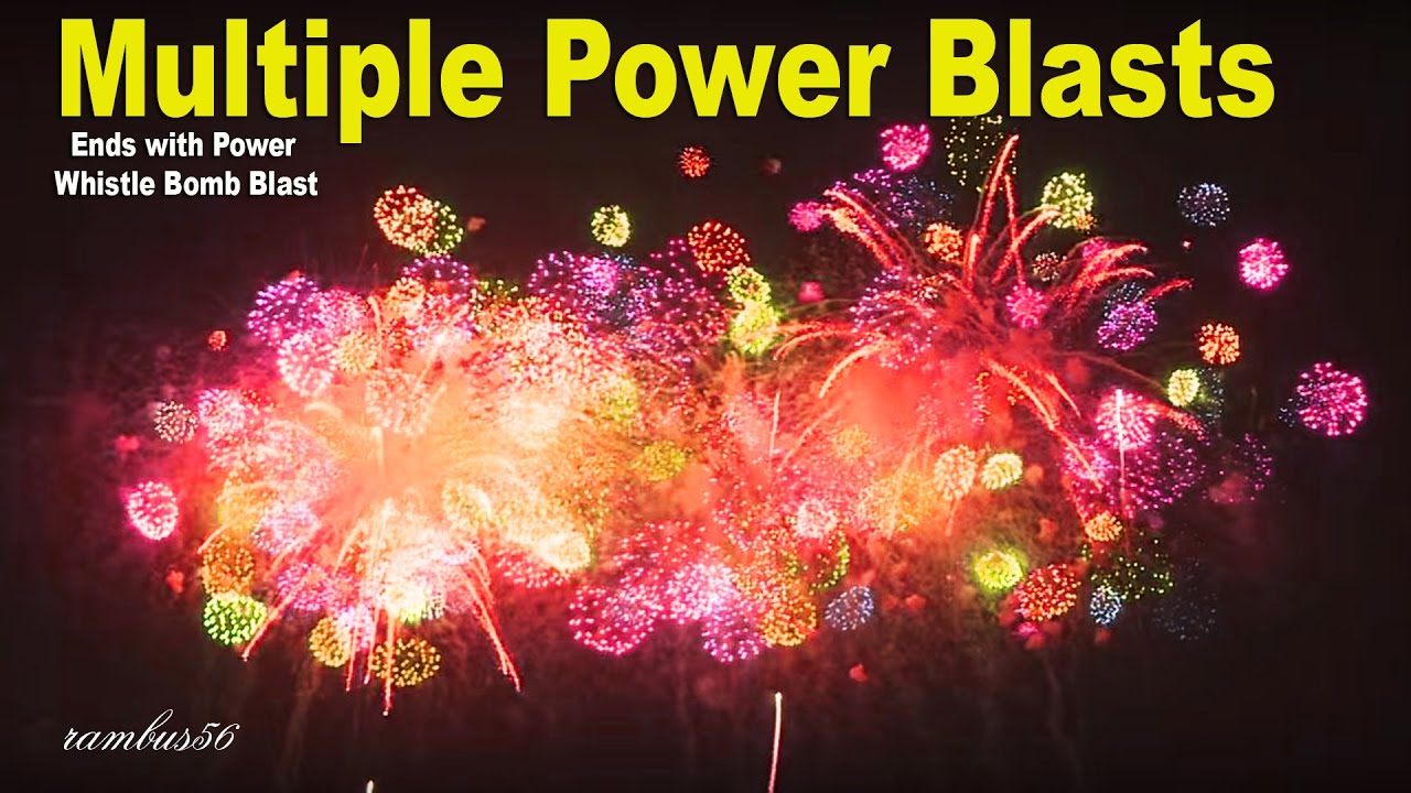 HQ Multiple Power Blasts Bangers Whistle Blast Sound Effects Goodbye ...