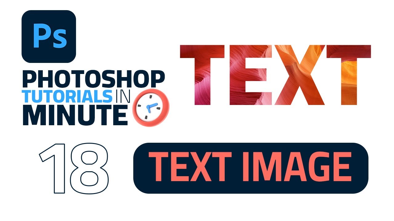 How to Make Image Text in Adobe photoshop 2023 (fast tutorial) - YouTube