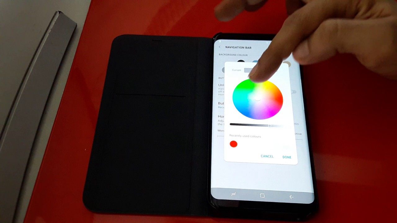 Samsung Galaxy S8+ Display Settings - YouTube