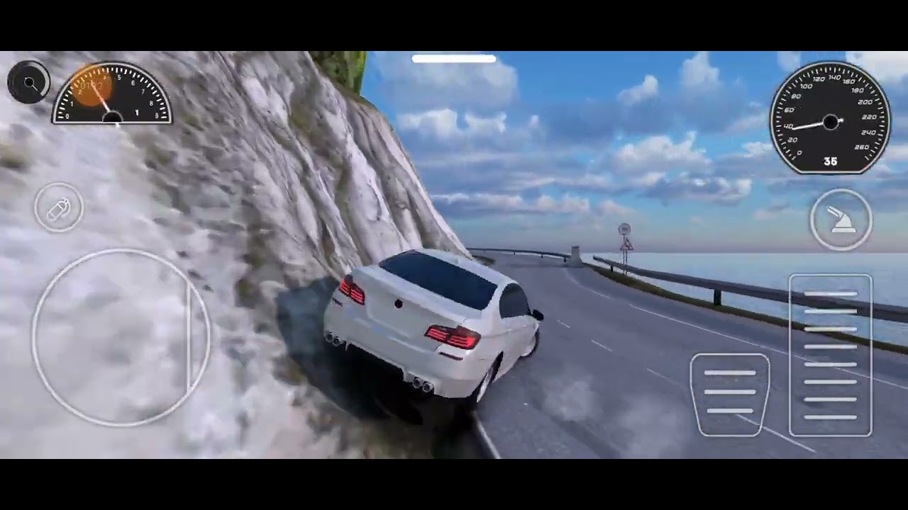BMW m5 driving. multiplayer game . online mode - YouTube