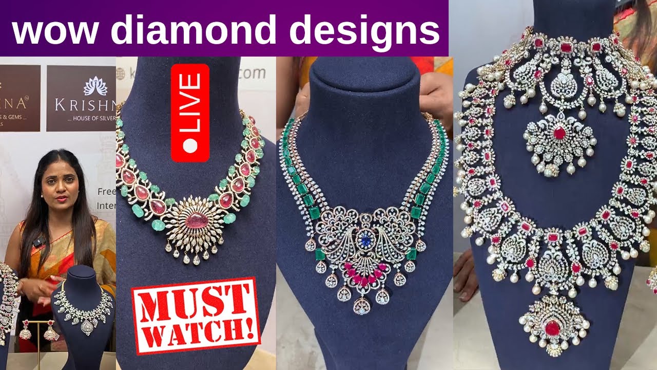 Unique Diamond Gold Jewellery | Krishna Jewellers @brideessentials # ...