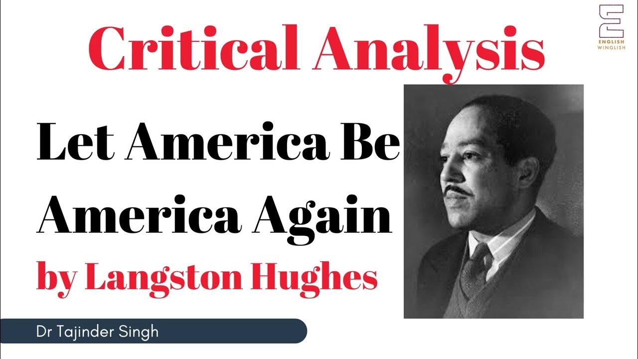 Let America Be America Again | Langston Hughes | Study Guide | NET ...