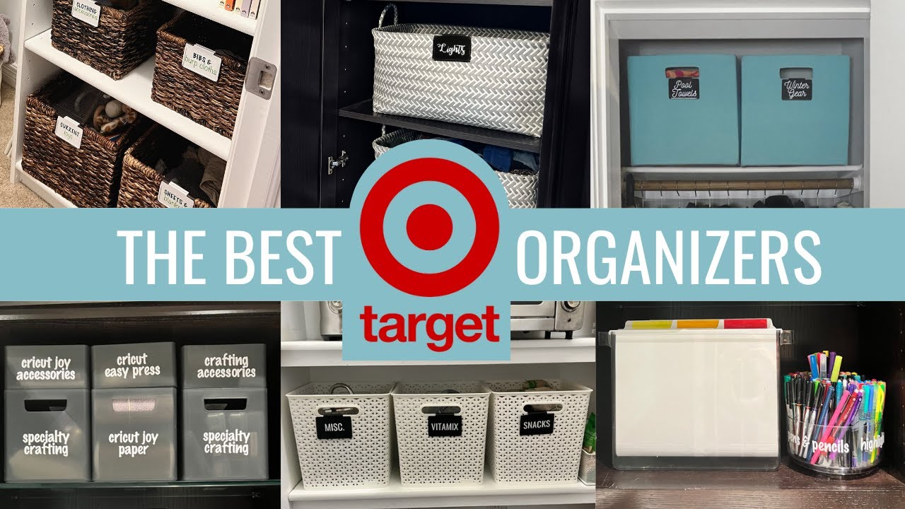 TOP 10 TARGET ORGANIZING PRODUCTS // Affordable Home Organization ...