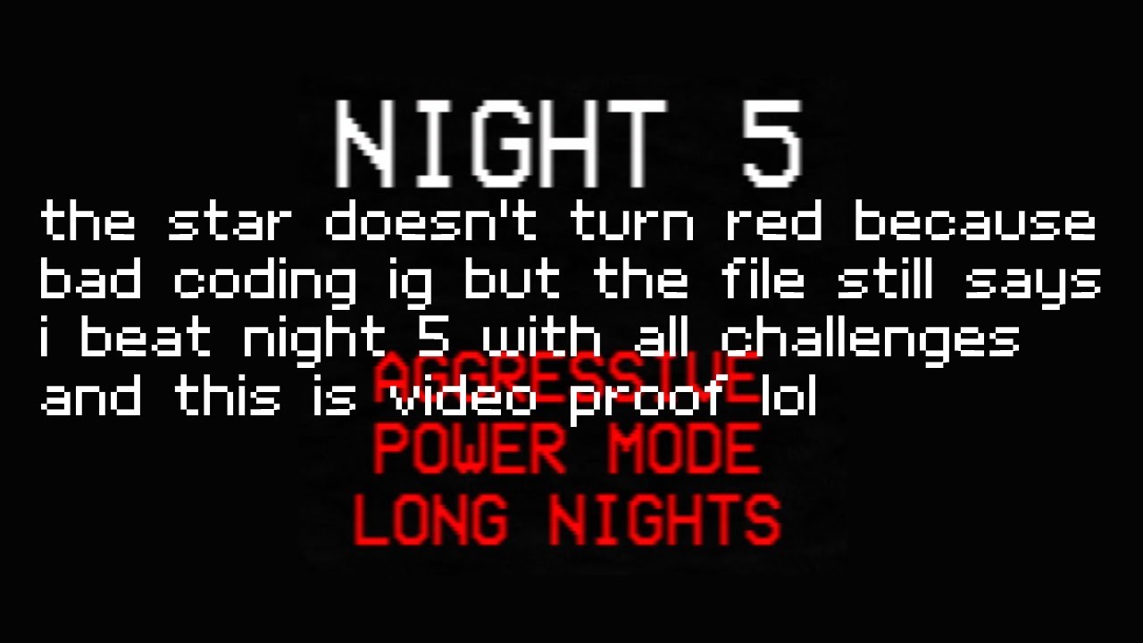 FNaCEC:R - Night 5 All Challenges - YouTube