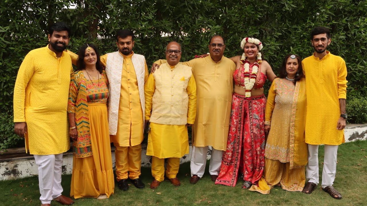 HALDI CEREMONY of Karan-Sneha and Unnati-Abhinav - YouTube