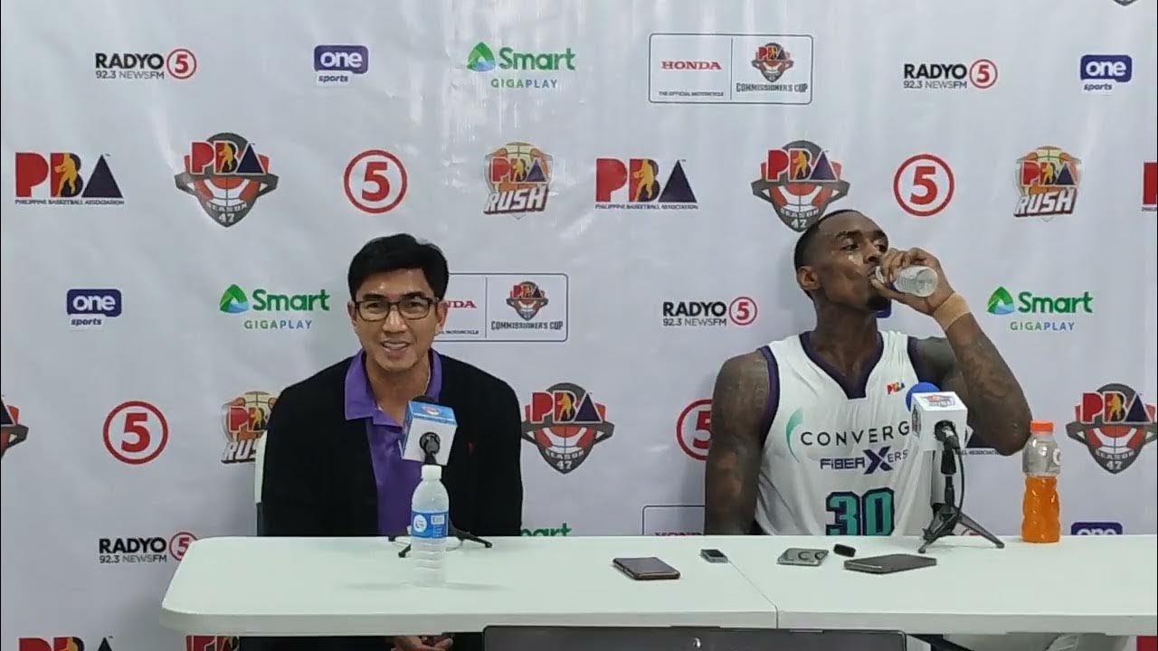 Converge postgame press conference after 124-110 win over Terrafirma | PBA Commissioner's Cup ...
