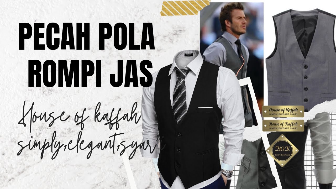 MEMBUAT PECAH POLA ROMPI JAS - YouTube