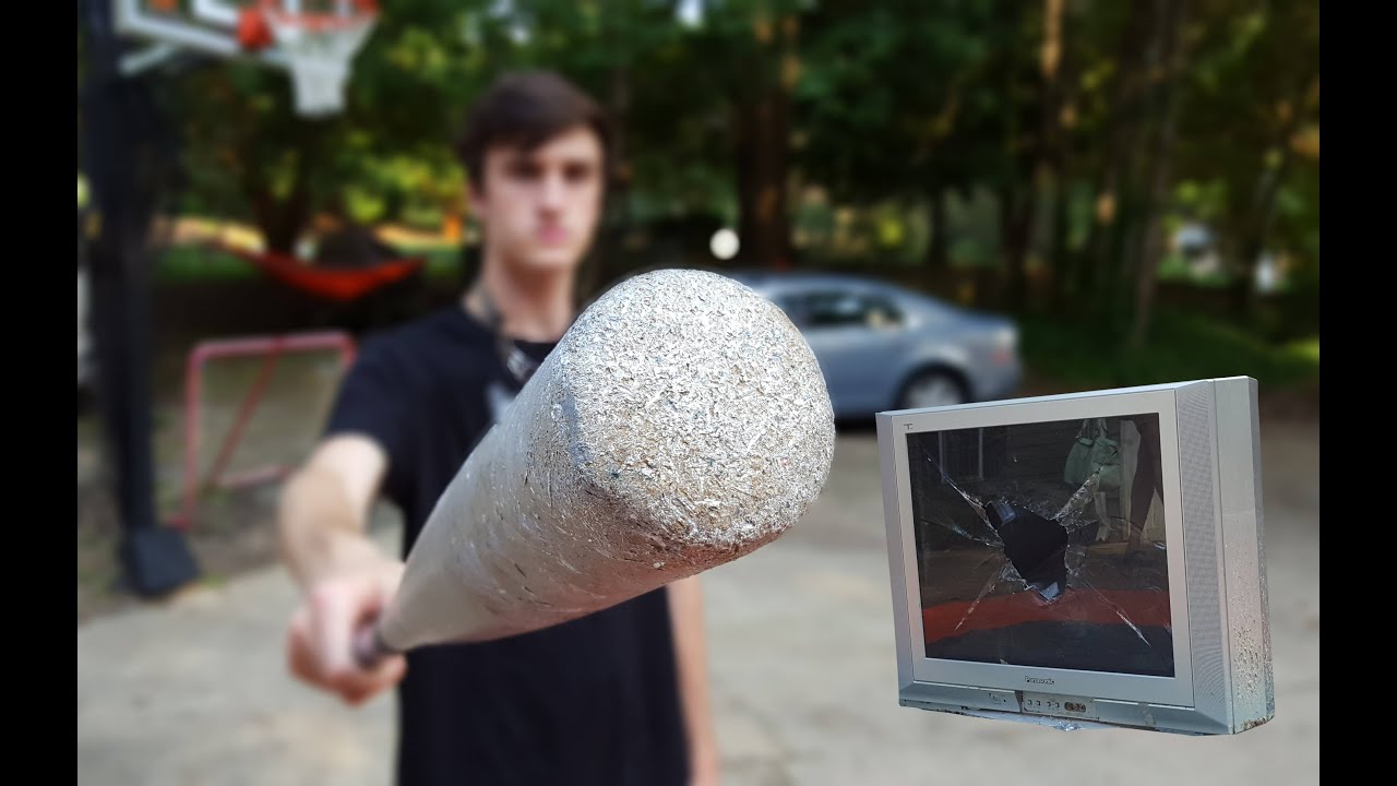 SMASHING A TV!!! BEST SMASH YET?!?! - YouTube