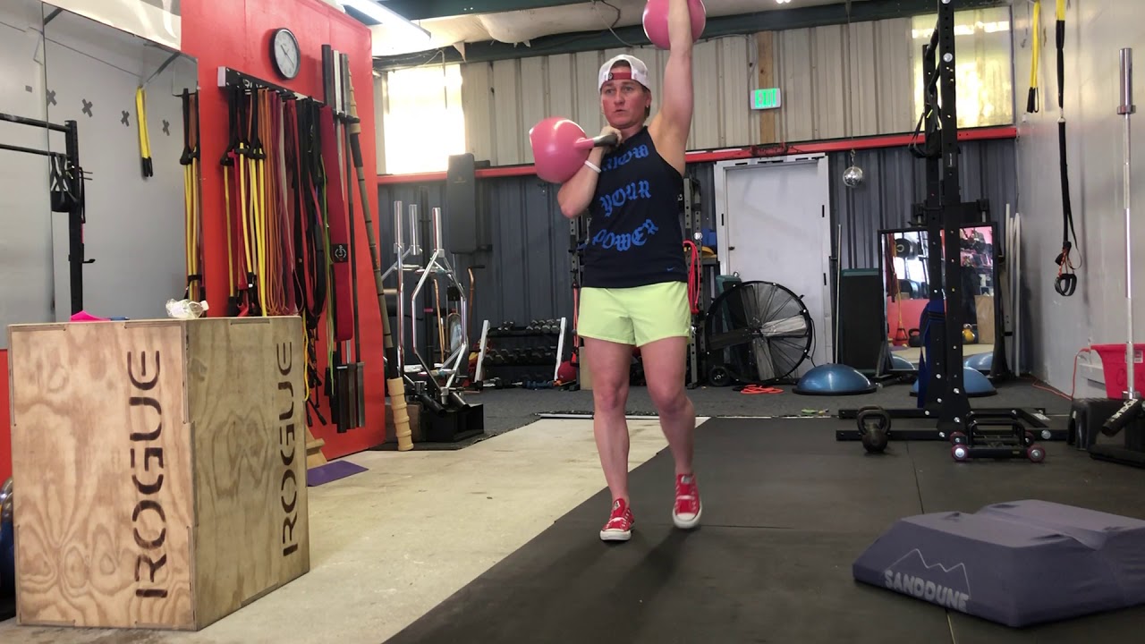 Kettlebell Cross-Body Carry: Overhead + Rack - YouTube