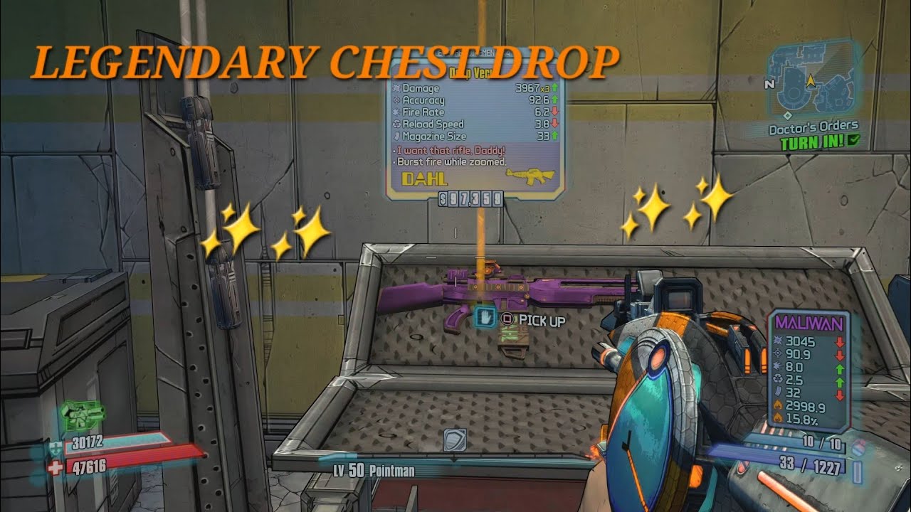 Borderlands 2 HD - Legendary in Chest (After Bloodwing) - YouTube
