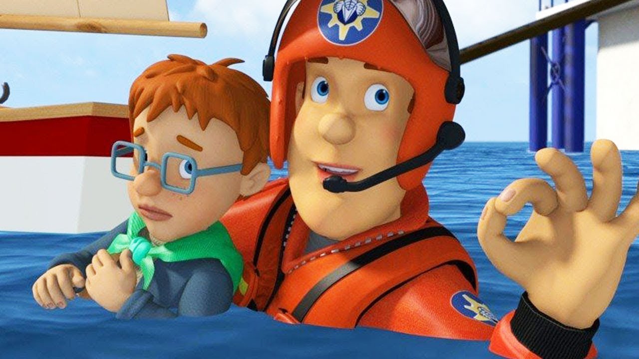 Brandweerman Sam Nederlands | Redding op zee! | Brandweerman Sam ...