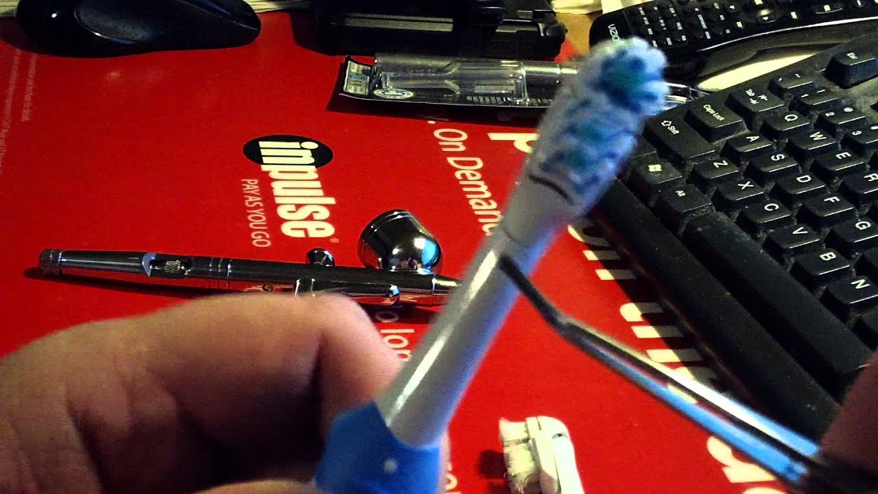 airbrush mini paint mixer - YouTube