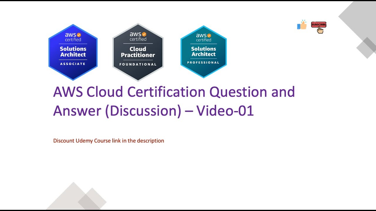 AWS Cloud Certification Question and Answer Discussion – Video 01 - YouTube