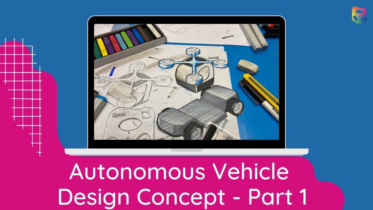 How to design and draw an autonomous vehicle. STEAM Project Idea with ...