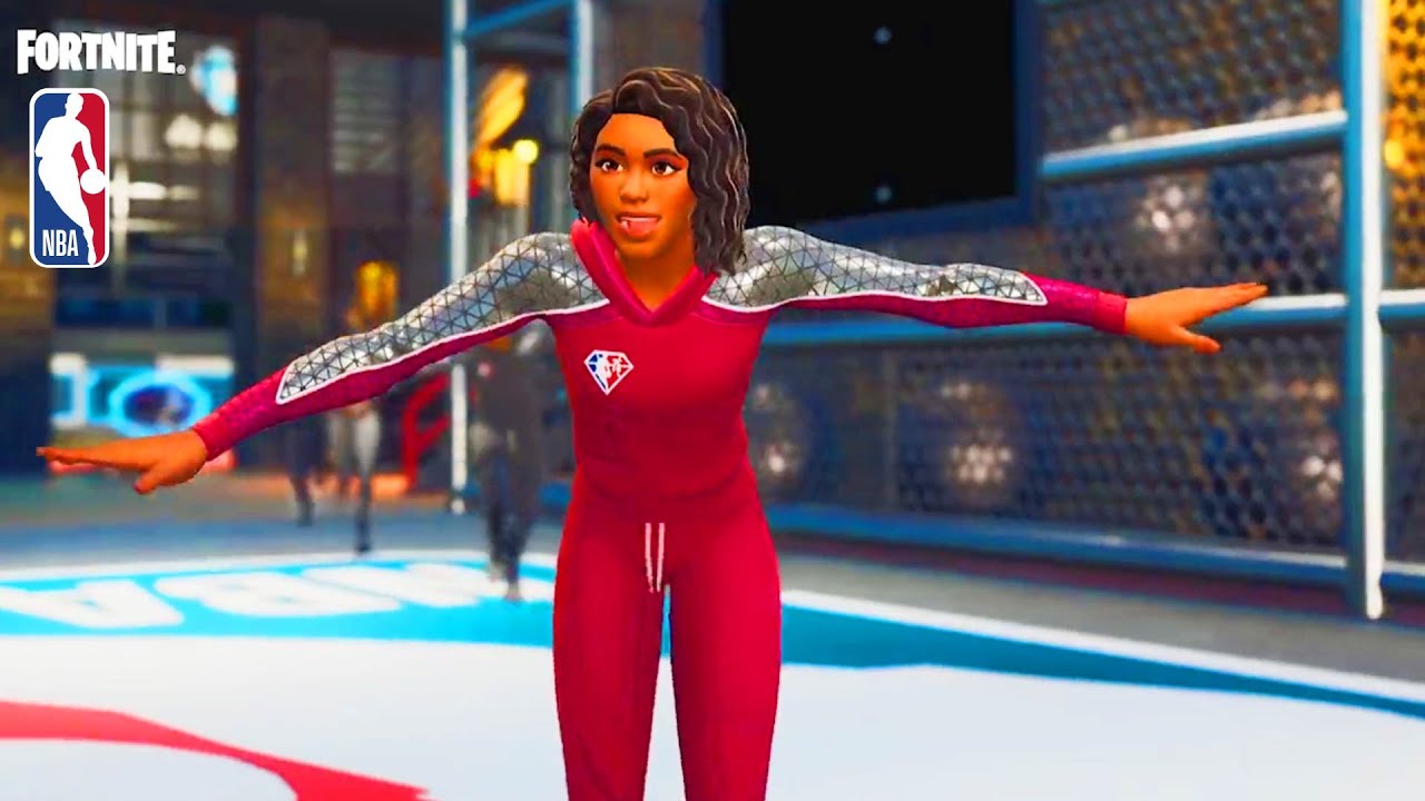 NEW Fortnite Airplane Emote - NBA 75 All-Star Hub - YouTube