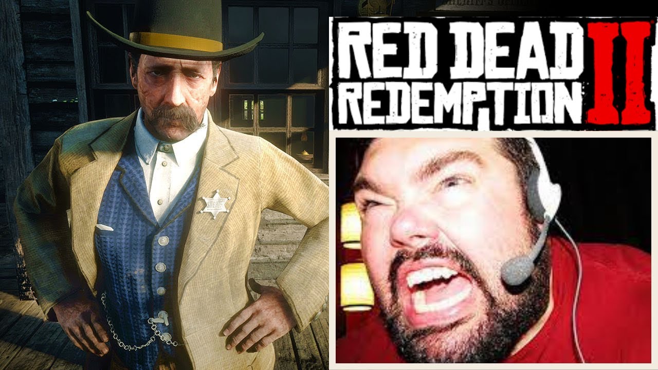 trolling the cringy sheriff in red dead redemption 2 roleplay - YouTube