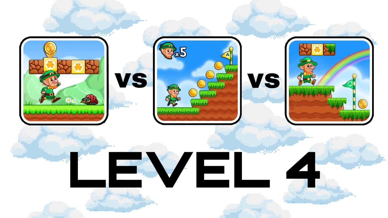 LEP'S WORLD VS LEP'S WORLD 2 VS LEP'S WORLD 3 | LEVEL 4 🚩 - Gameplay ...