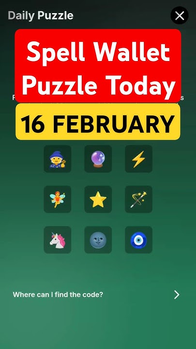 Spell Wallet Puzzle Today 16 February | Spell Wallet Daily Puzzle Today | Spell Wallet Secret ...