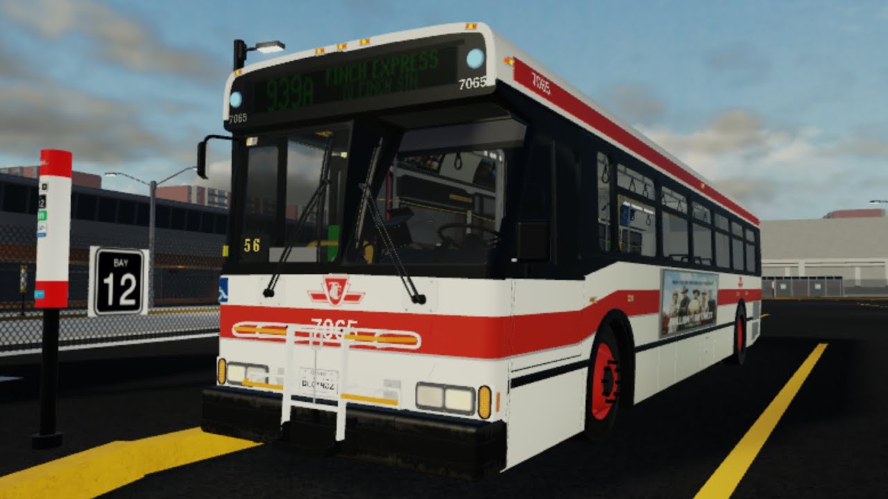 TTC | 1996 Orion V [Ex-CNG] 7065 Route 939A Finch Express to Finch Stn ...