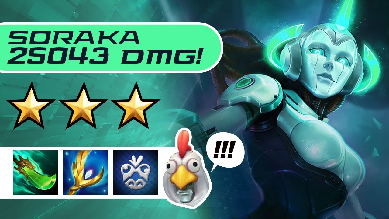 TFT [Fortune's Favor] Soraka 3 STARS Mascotte carry. Insane DAMAGE ...