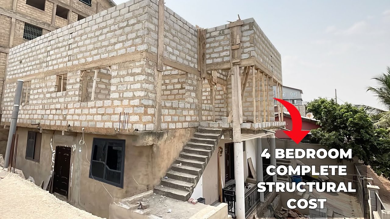 Building in Ghana - 4 Bedroom Complete Structural with Estimates # ...
