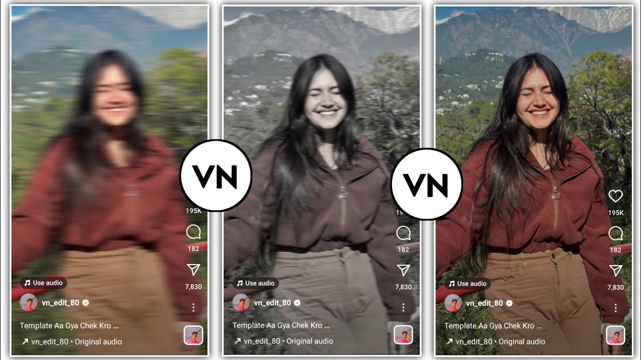Instagram Reels Trending Blur Effect Video Editing In Vn App | Reels ...