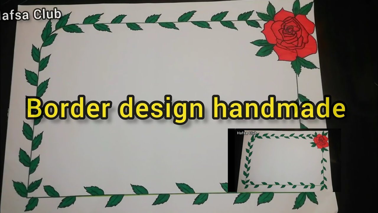 Beautiful making rose corners //Craft idea//how to sketch chart corner ...