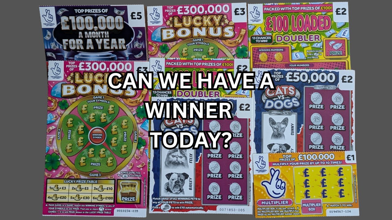 Tuesday Session. Scratch Cards from UK National Lottery. - YouTube