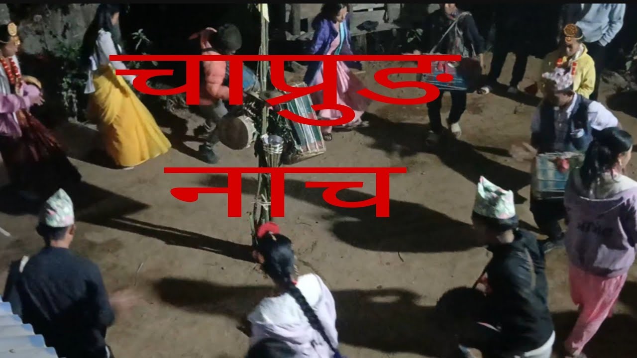 A famous chaaprung dance of the limbu caste ll limbu culture in village ...