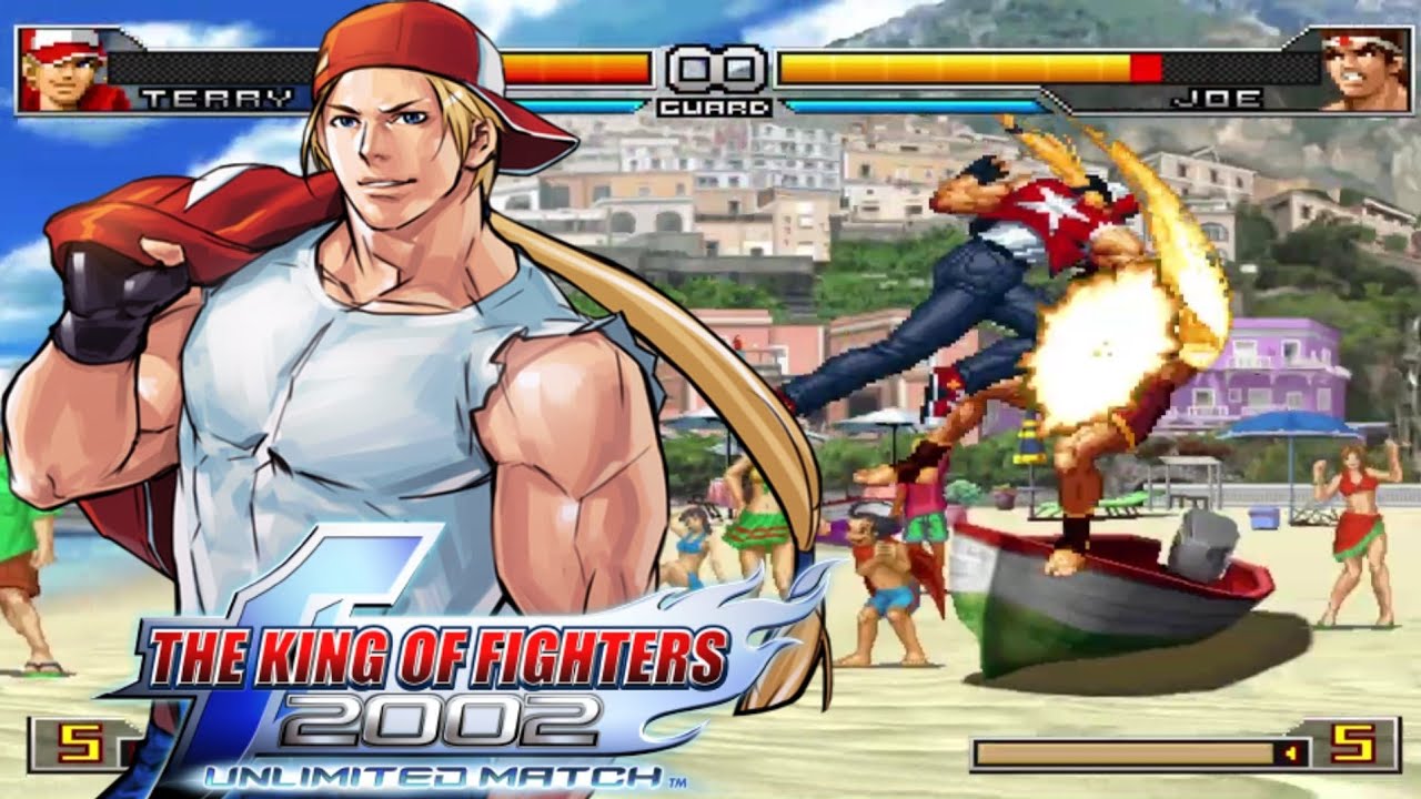 terry combos KoF 2002 unlimited match joystick PS4. - YouTube