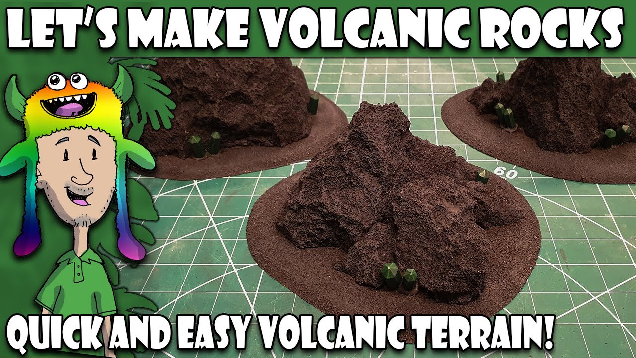 Let's Make - Volcanic Rocks (Volcanic Terrain Series) - YouTube