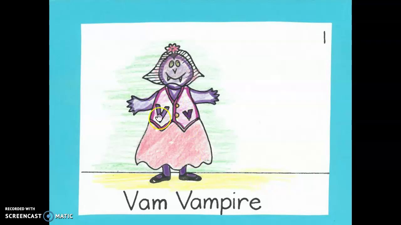 Letter V Story: Vam the Vampire - YouTube