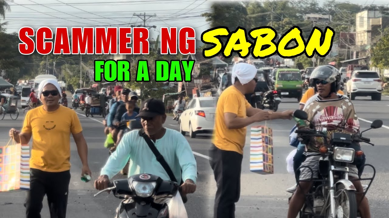 SCAMMER NG SABON for a DAY. - YouTube