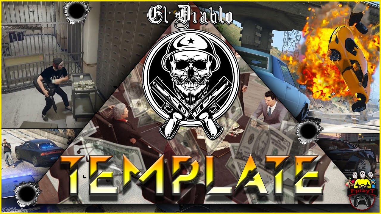GTA V Style Thumbnail Template By Kedox | FREE Download - YouTube