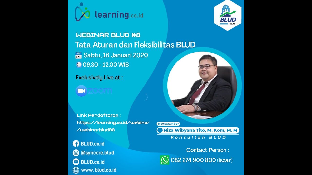 Webinar BLUD #8 : Tata Aturan dan Fleksibilitas BLUD - YouTube