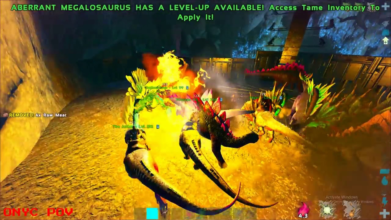 ARK official PVP: MEATRUN ABERRATION*HYDRA BETA*[Onyc POV] - YouTube