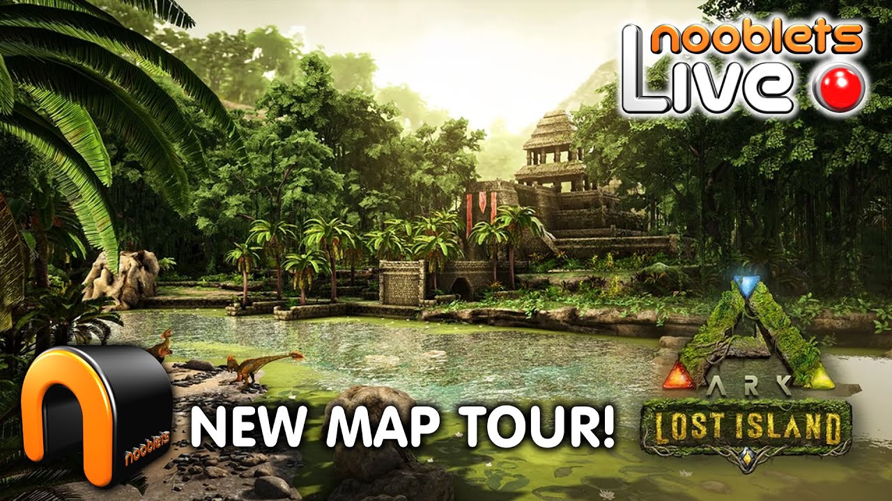 ARK LOST ISLAND Map Tour LIVE! All NEW Dino Locations! - YouTube